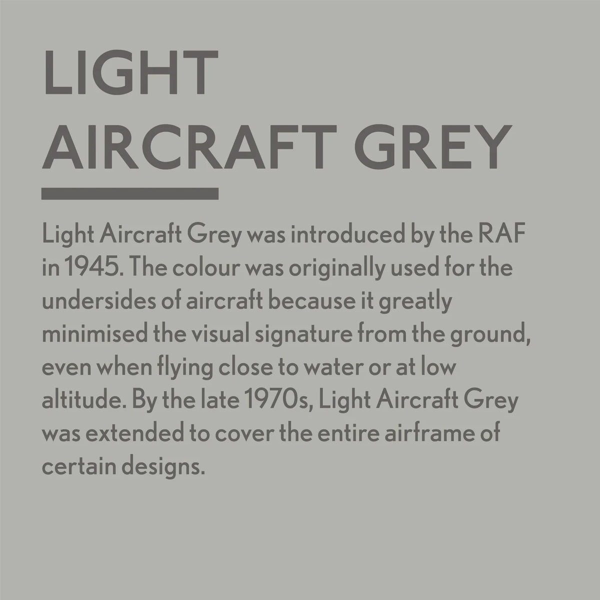 Light Aircraft Grey - Jubilee Paint | Furniture & Craft Paint ...