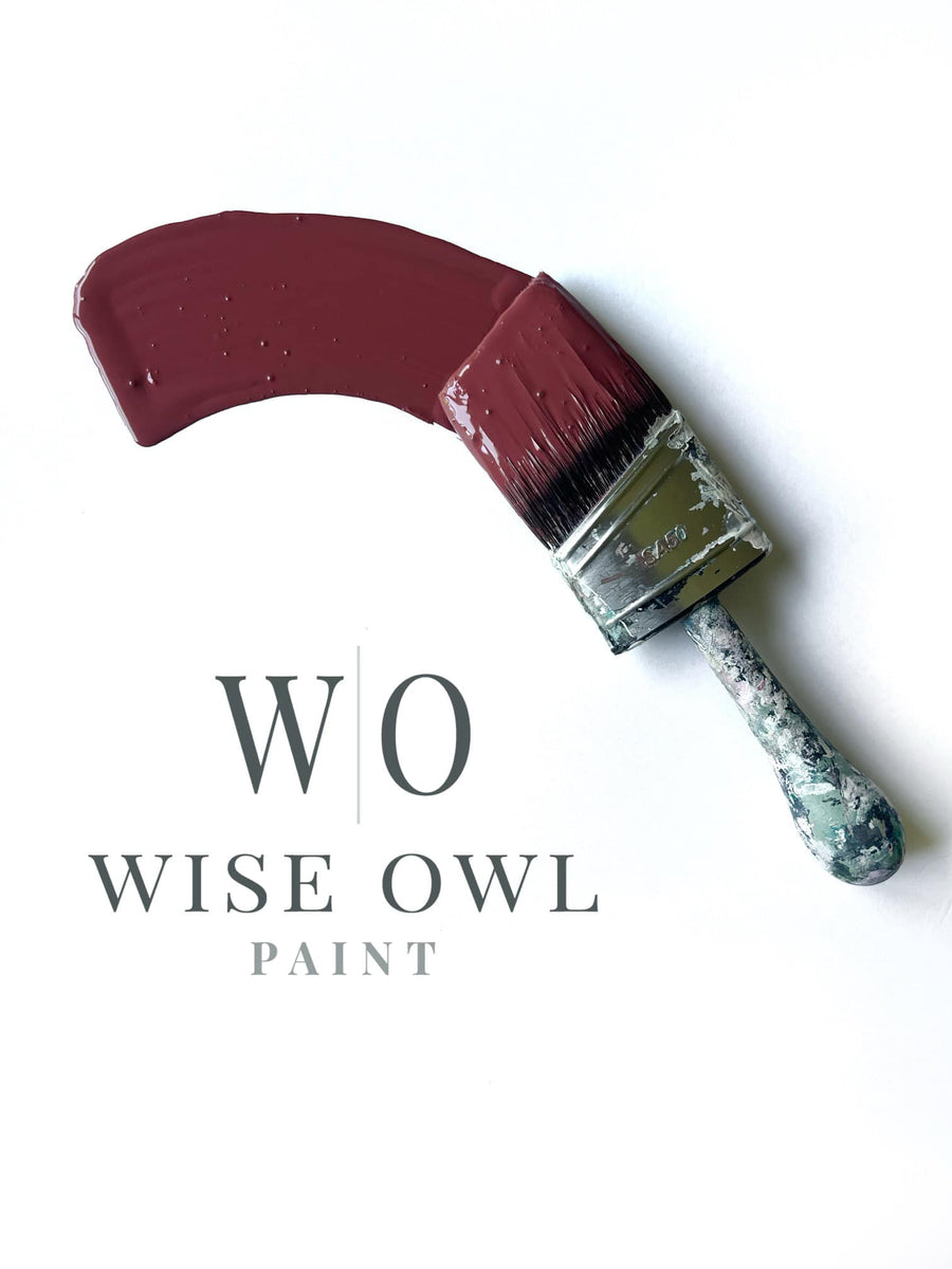 Rosewood Burgundy Furniture Paint - Wise Owl One Hour Enamel Paint ...