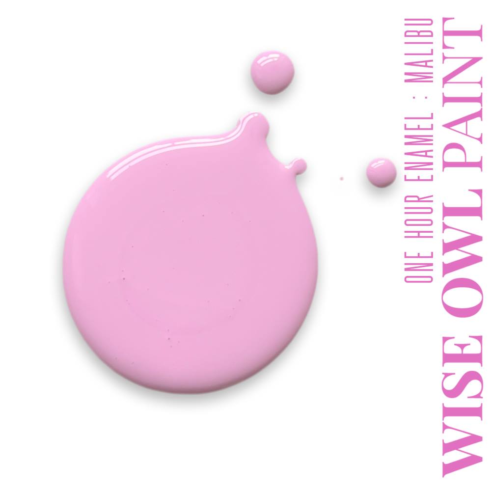 Malibu, Pale Barbie Pink Paint - Wise Owl One Hour Enamel LIMITED EDIT ...