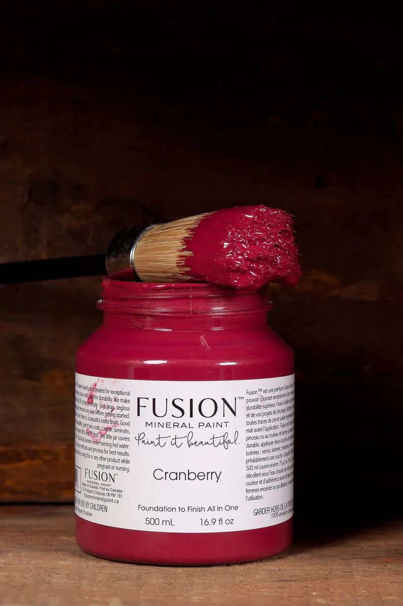 Cranberry, Deep Red Furniture Paint - Fusion Mineral Paint – Thirteen ...